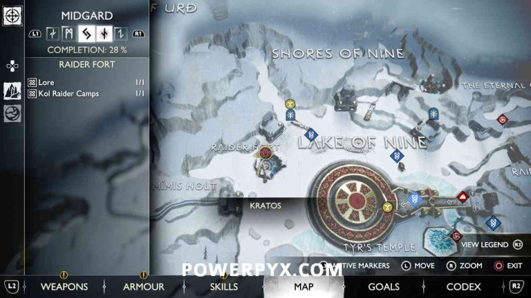 God of War Ragnarok Raider Fort Collectible Locations