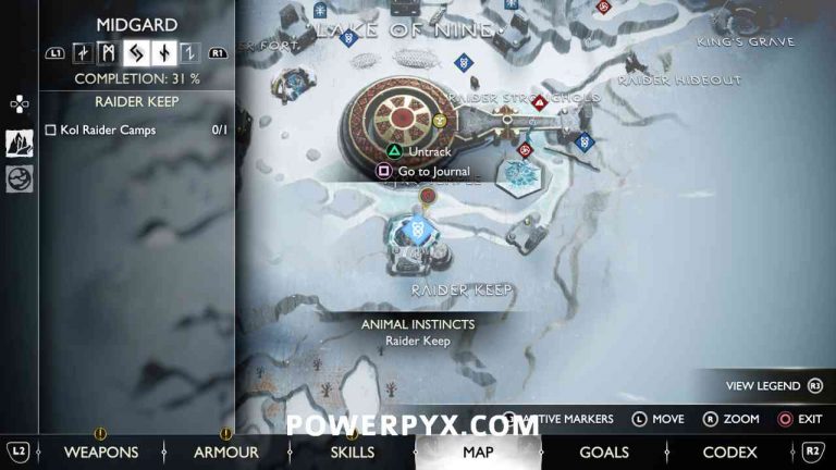 God of War Ragnarok Raider Keep Collectible Locations