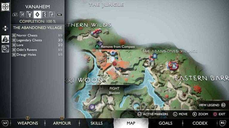 God of War Ragnarok Nar’s Cup Location