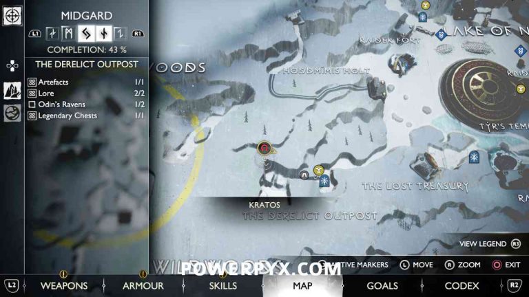 God of War Ragnarok All Artifact Locations