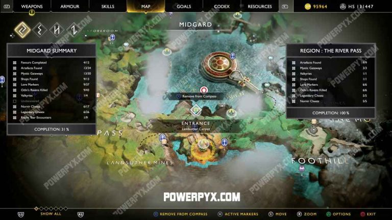 God of War All Treasure Map Locations & Dig Spots