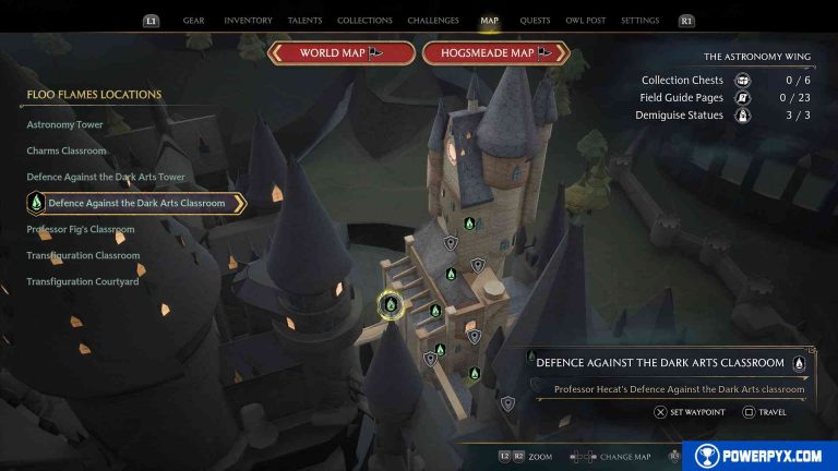 Hogwarts Legacy All Floo Flame Locations (Fast Travel Points)