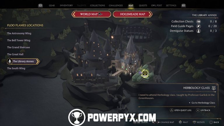 Hogwarts Legacy Herbology Class Walkthrough