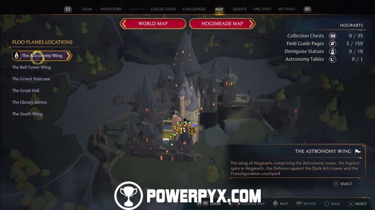 Hogwarts Legacy All House Tokens Locations
