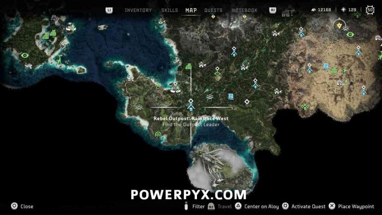 Horizon Forbidden West All Rebel Outpost Locations