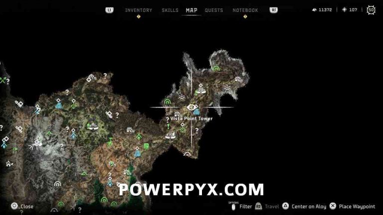 Horizon Forbidden West All Vista Point Locations