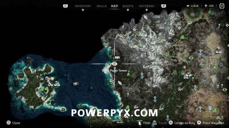 Horizon Forbidden West All Vista Point Locations