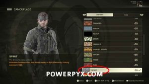 Metal Gear Solid 3 Delta All Camo & Face Paint Locations