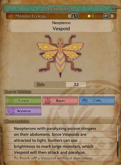 Monster Hunter Wilds: Vespoid (Small Monster)