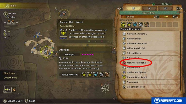 Monster Hunter Wilds: Monster Hardbone Location
