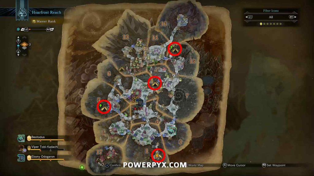 Monster Hunter World: All Camp Locations