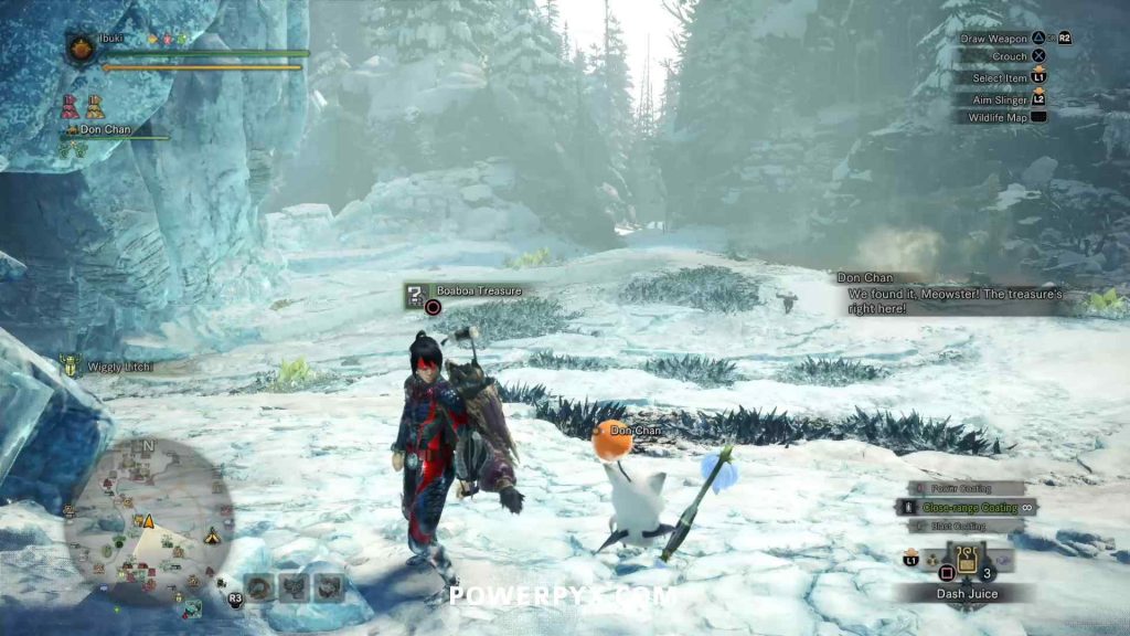 Monster Hunter World Iceborne Treasure Locations - Hoarfrost Reach