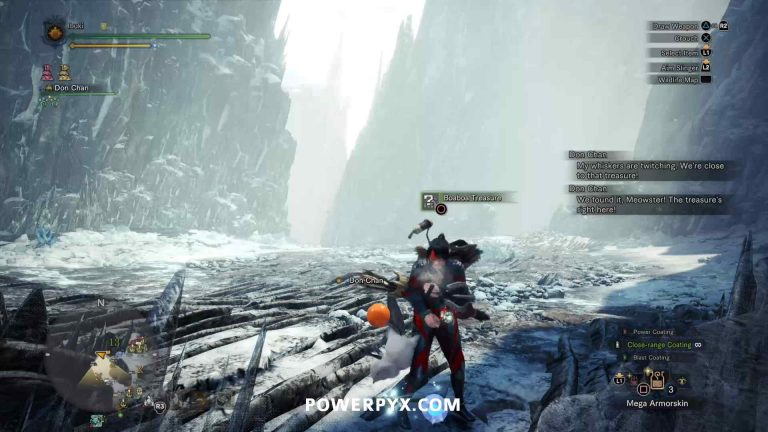 Monster Hunter World Iceborne Treasure Locations - Hoarfrost Reach