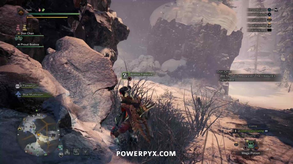Monster Hunter World Iceborne Treasure Locations - Hoarfrost Reach