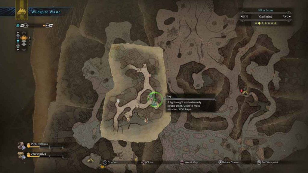 Monster Hunter World: Ivy Location (Crafting Material)