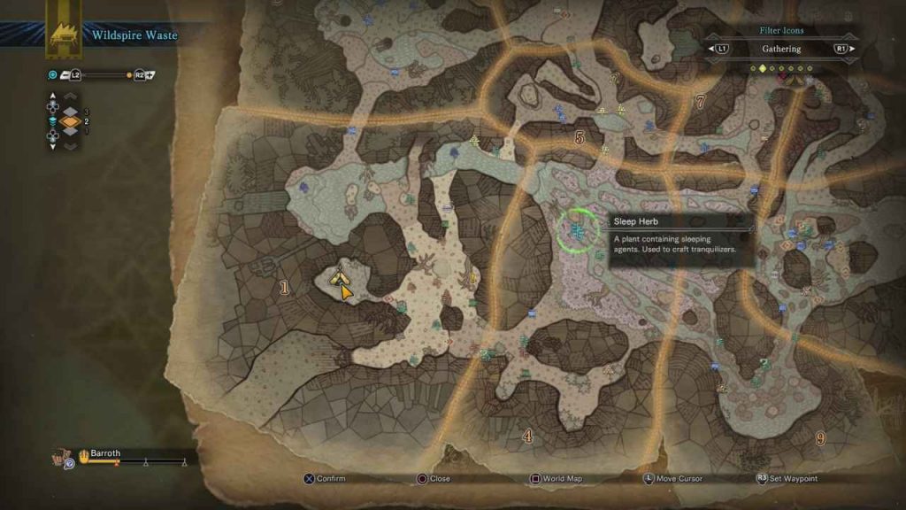 Monster Hunter World: Sleep Herb Location