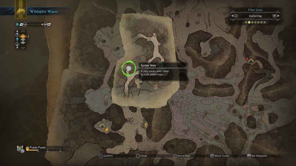 Monster Hunter World: Spider Web Location (Crafting)