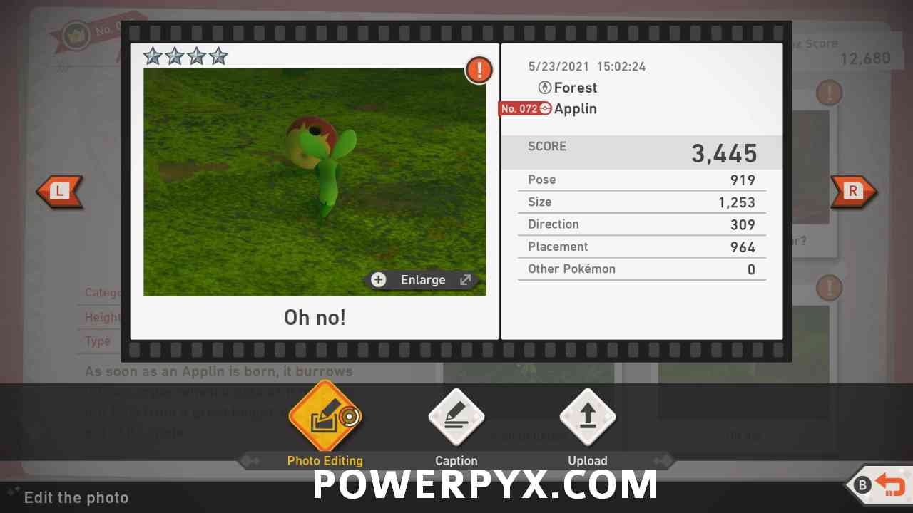New Pokemon Snap Applin All Stars Photos & Locations