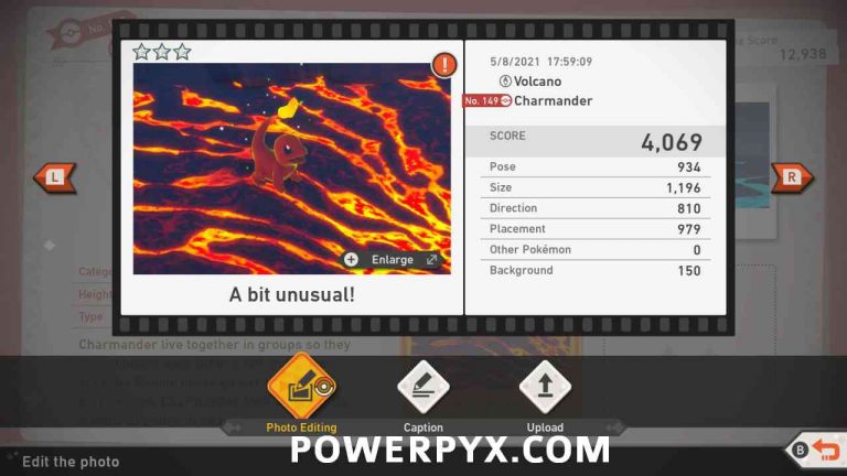New Pokemon Snap Charmander All Stars Photos & Locations