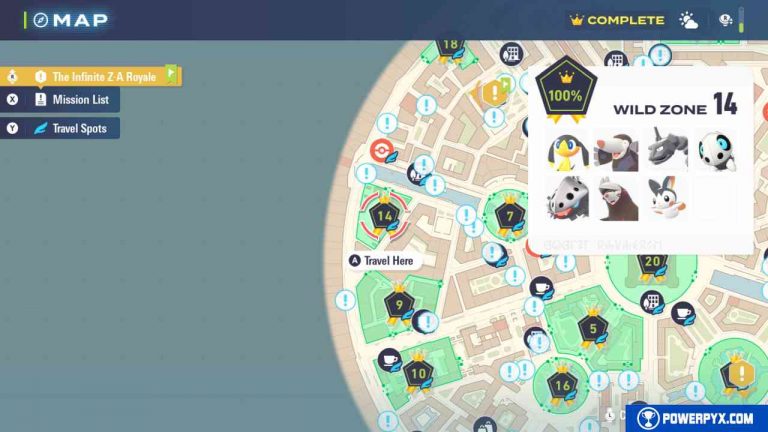 Pokemon Legends Z-A Aron Location
