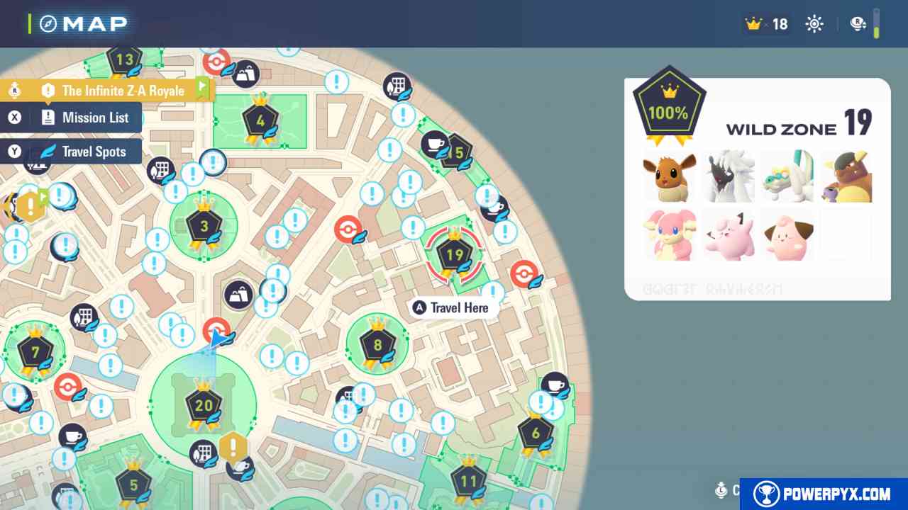 Pokemon Legends Z-A Eevee Location
