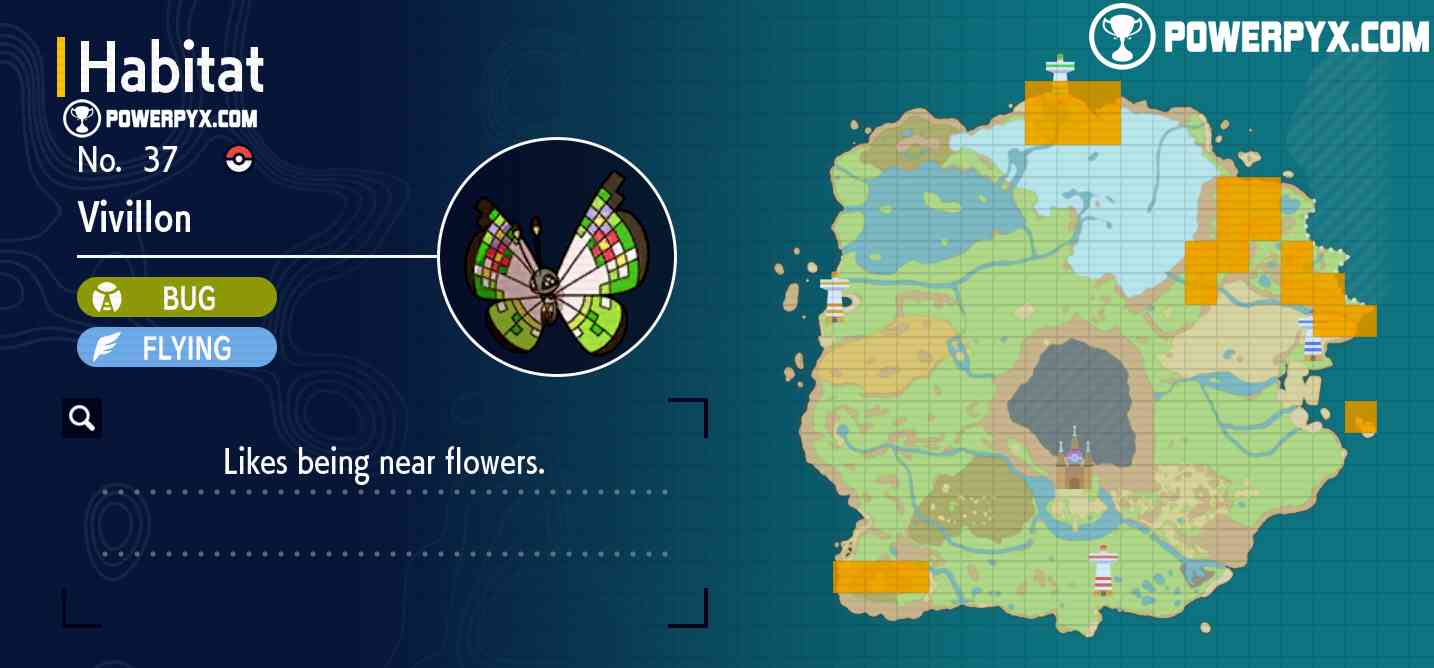 Pokemon Scarlet Violet Vivillon Location Pokemon Scarlet Violet Vivillon Location