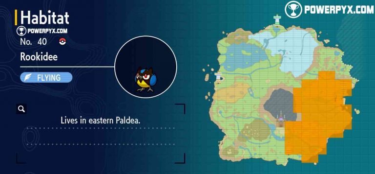 Pokemon Scarlet & Violet Rookidee Location