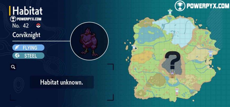 Pokemon Scarlet & Violet Corviknight Location