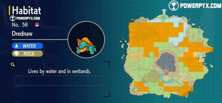 Pokemon Scarlet & Violet Drednaw Location