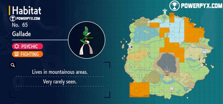 Pokemon Scarlet & Violet Gallade Location