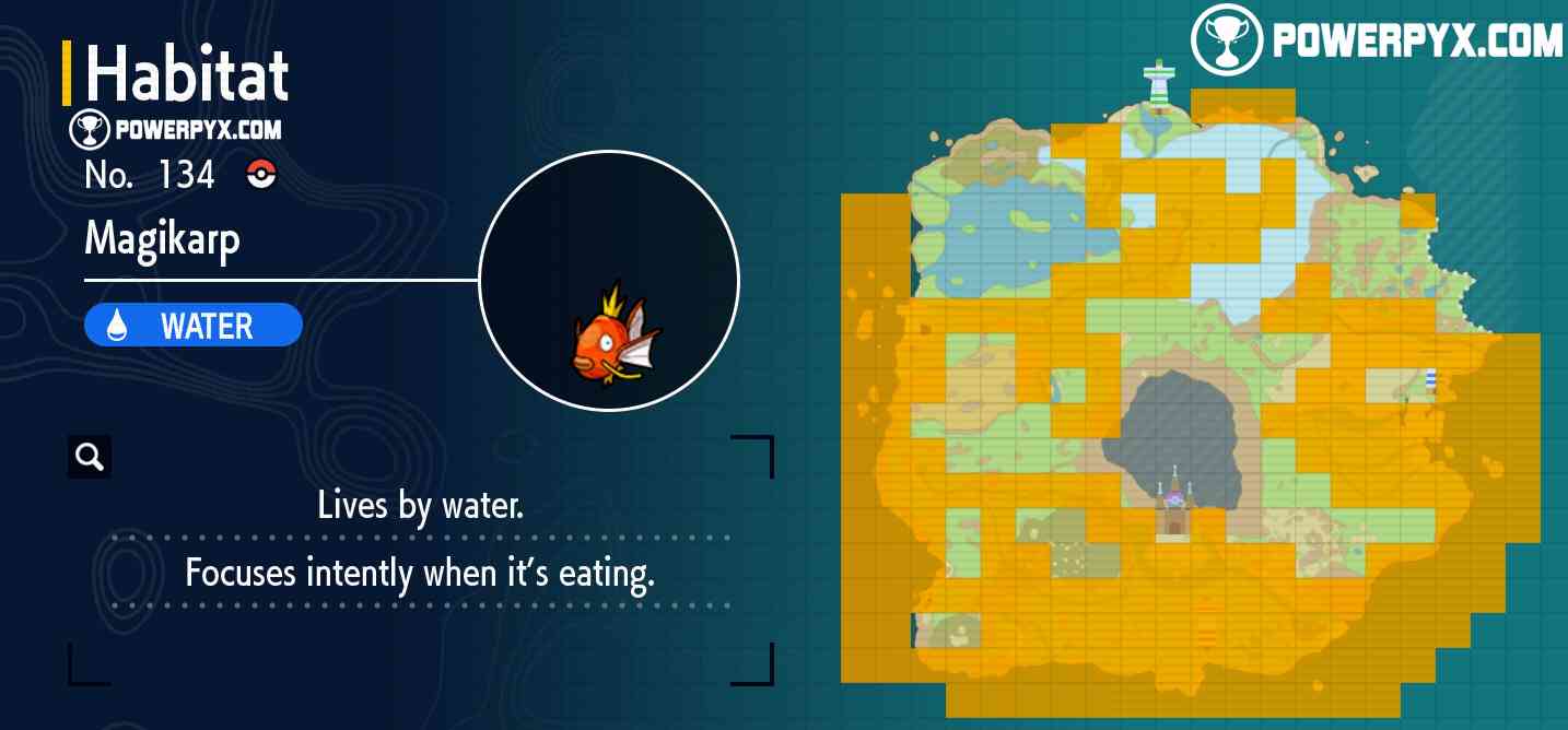 Pokemon Scarlet & Violet Magikarp Location