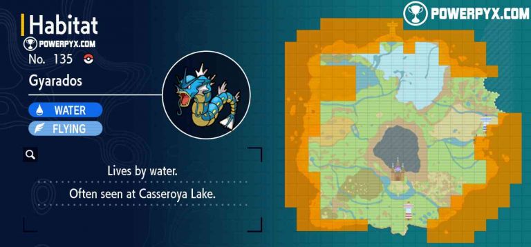 Pokemon Scarlet & Violet Gyarados Location