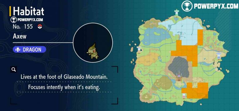 Pokemon Scarlet & Violet Axew Location