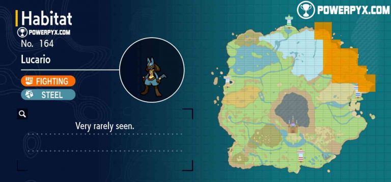 Pokemon Scarlet & Violet Lucario Location