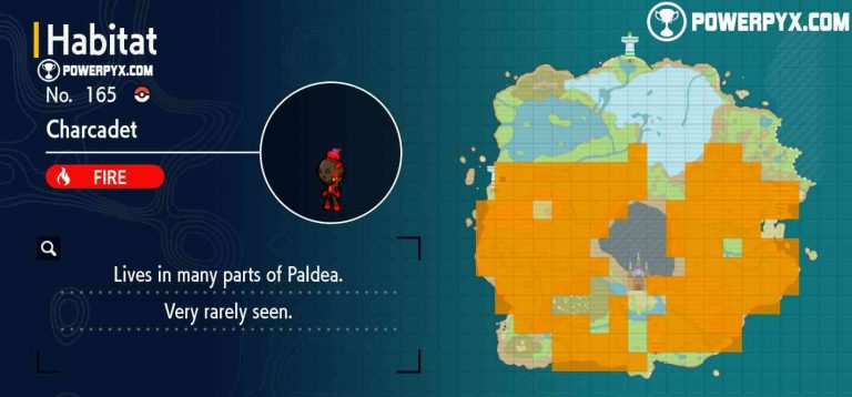 Pokemon Scarlet & Violet Charcadet Location