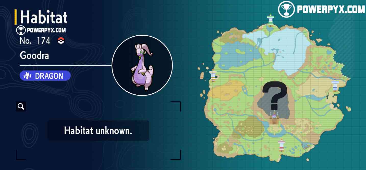 Pokemon Scarlet & Violet Goodra Location