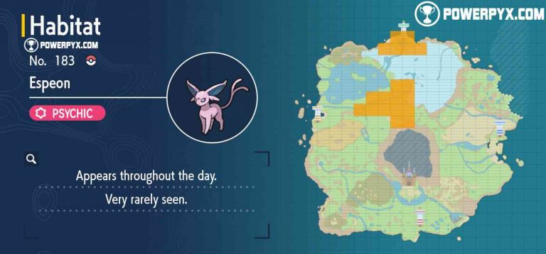 Pokemon Scarlet & Violet Espeon Location