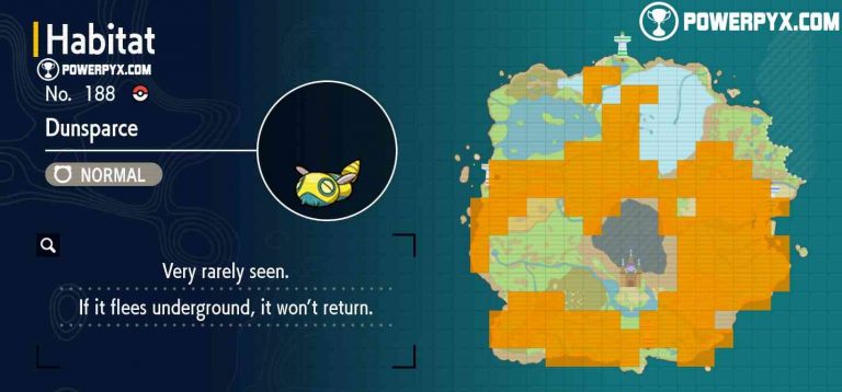 Pokemon Scarlet & Violet Dunsparce Location