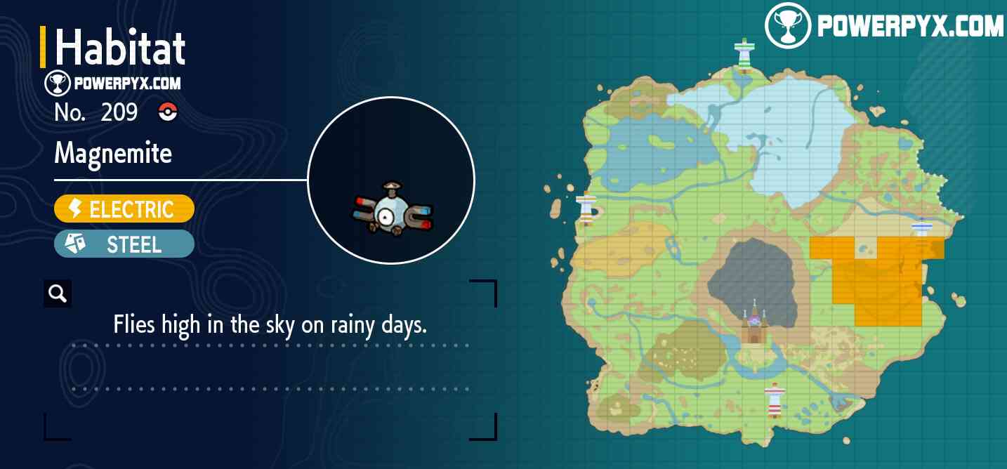 Pokemon Scarlet & Violet Magnemite Location