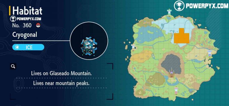 Pokemon Scarlet & Violet Cryogonal Location