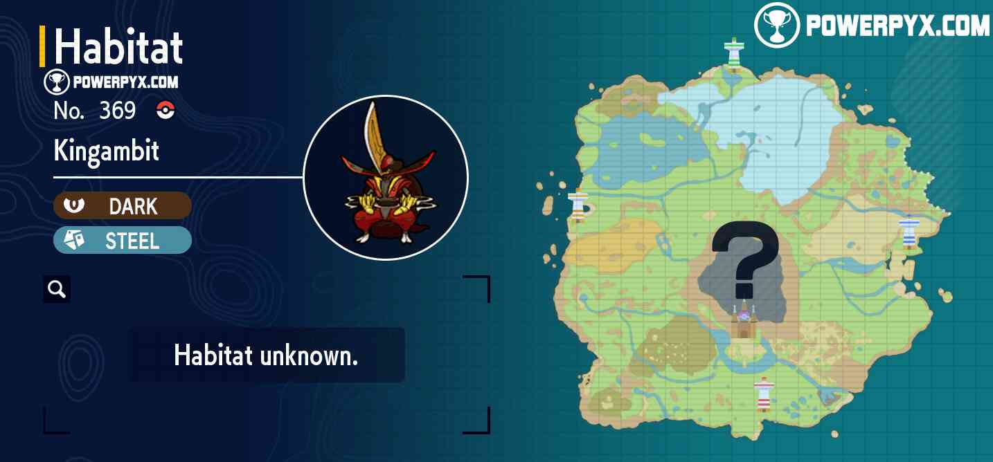 Pokemon Scarlet Violet Kingambit Location Pokemon Scarlet Violet Kingambit Location