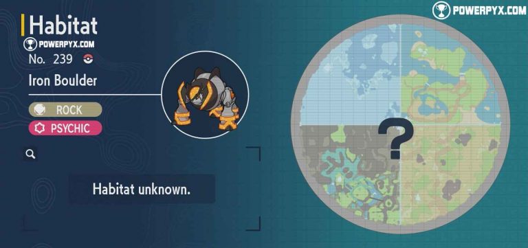 Pokemon Scarlet & Violet Iron Boulder Location