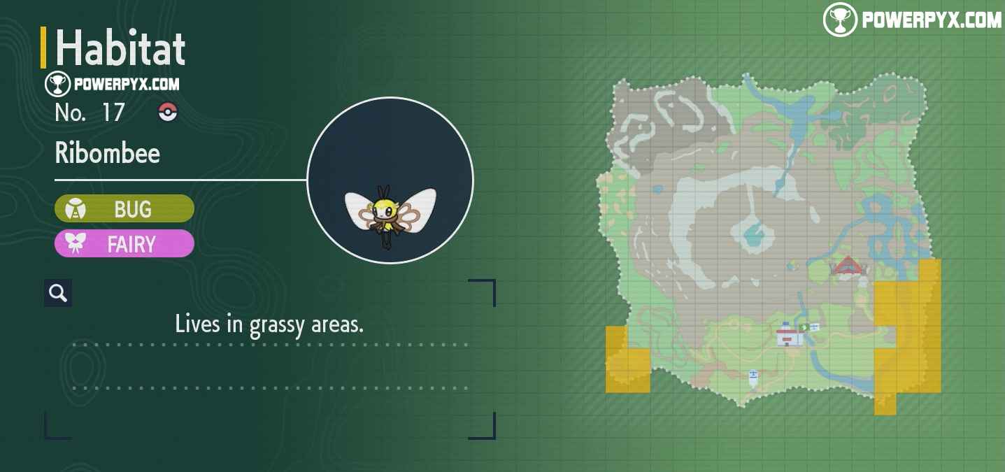 Pokemon Scarlet & Violet Ribombee Location