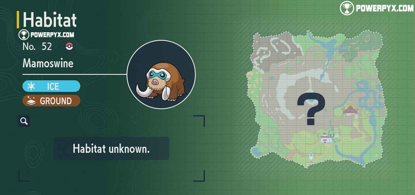 Pokemon Scarlet & Violet Mamoswine Location