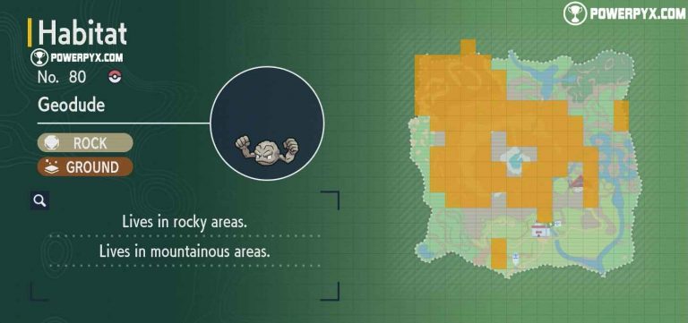 Pokemon Scarlet & Violet Geodude Location