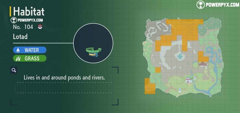 Pokemon Scarlet & Violet Lotad Location