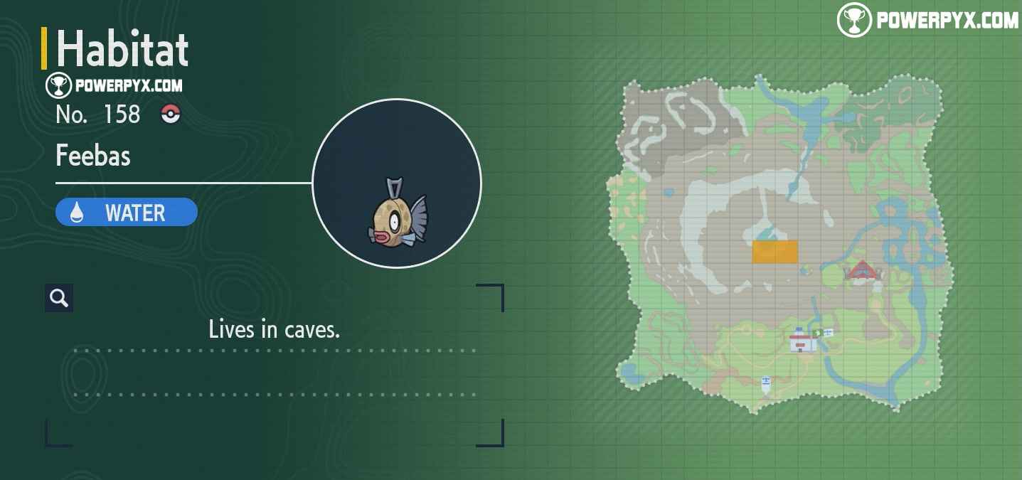 Pokemon Scarlet & Violet Feebas Location