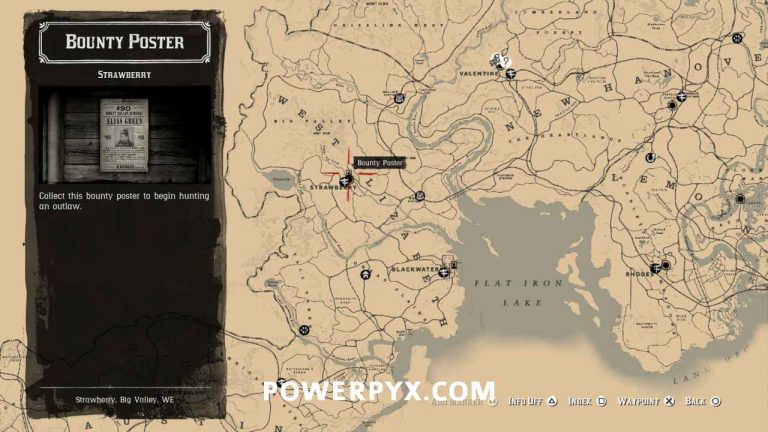 Red Dead Redemption 2 Bounty Locations