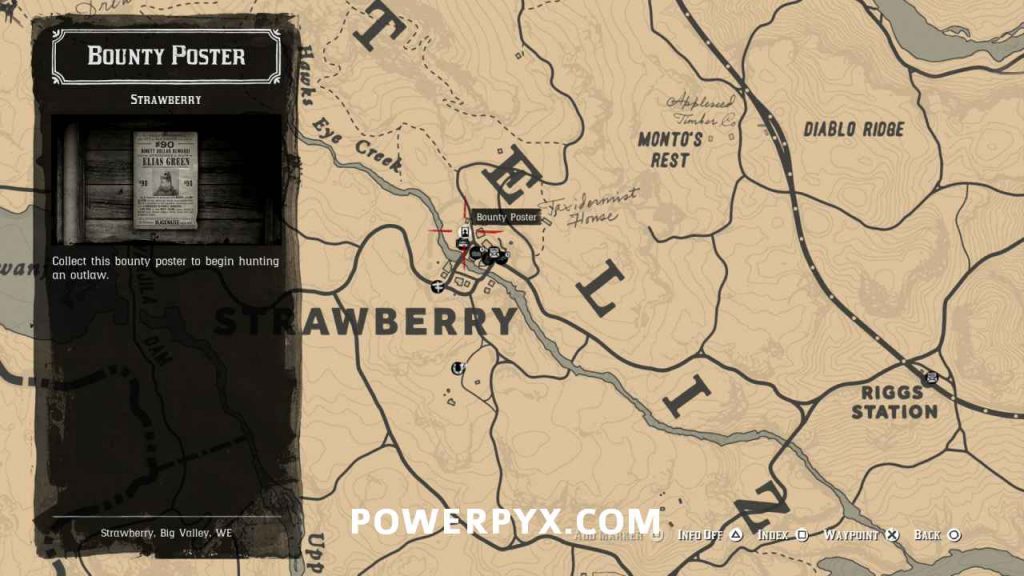 Red Dead Redemption 2 Bounty Locations