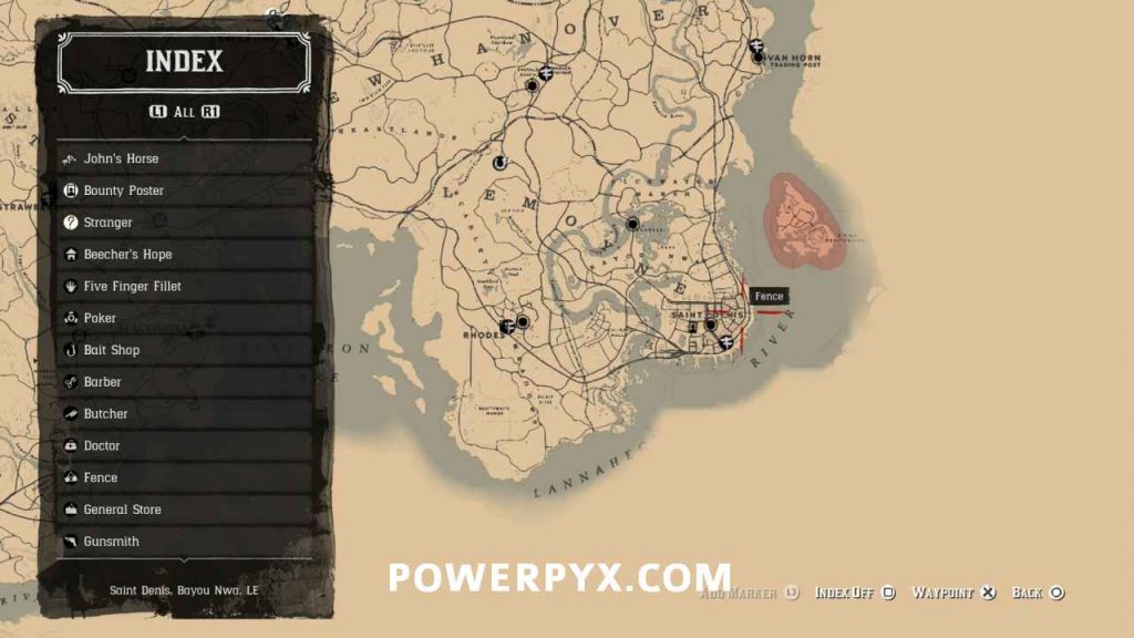 Red Dead Redemption 2 Fence Vendor Locations